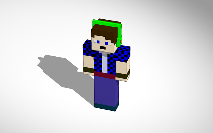 3D design !!! MY MINECRAFT SKIN -- DIEGOLD !!! | Tinkercad