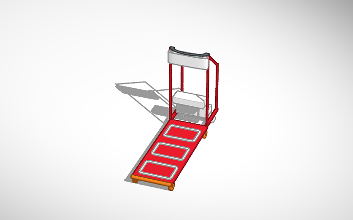 3D design trolley - Tinkercad