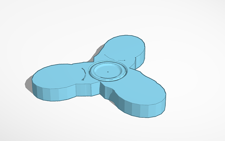 3d Design Fidget Spinner Tinkercad