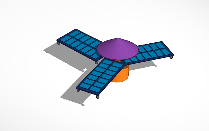 3D design solar panel - Tinkercad