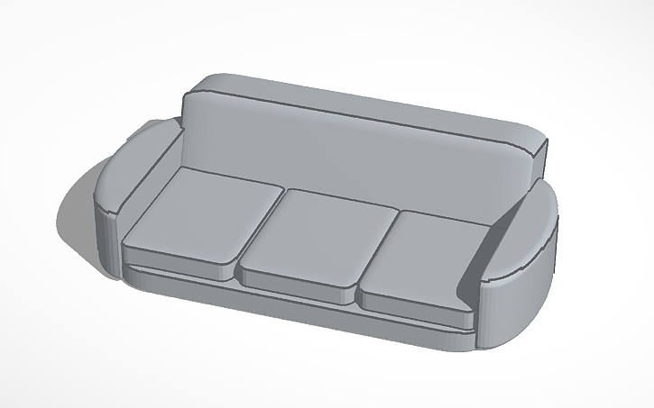 3D design SOFA - Tinkercad