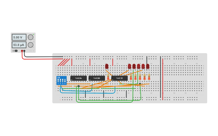 Circuit design sheet 2 - Tinkercad