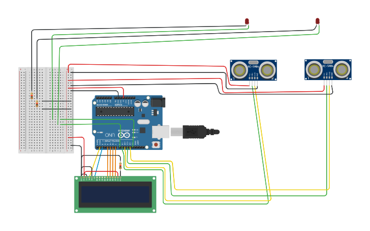 Circuit design Final Project Simulation - Tinkercad