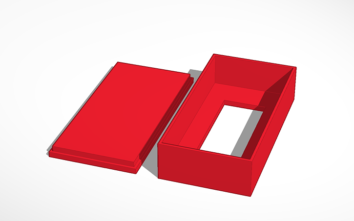 3D design Heavy Duty 2004 LCD case - Tinkercad