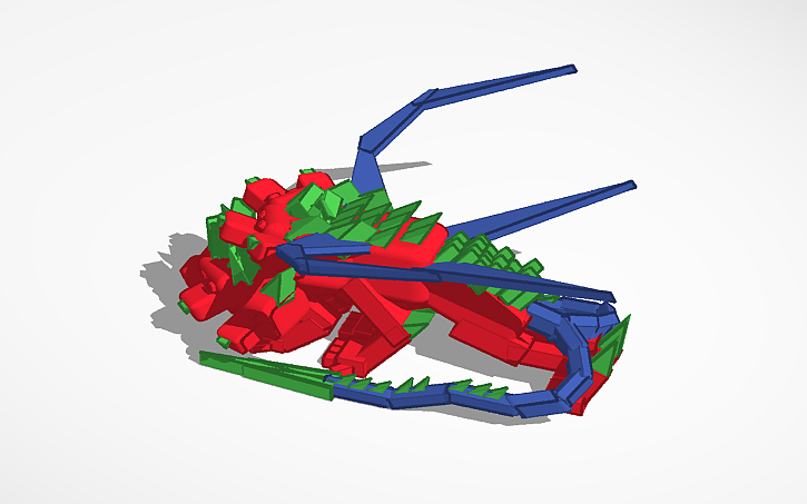 3D design Omega canine mark II - Tinkercad