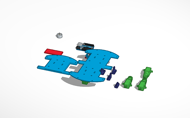 3d Design Copy Of Chasis Tinkercad