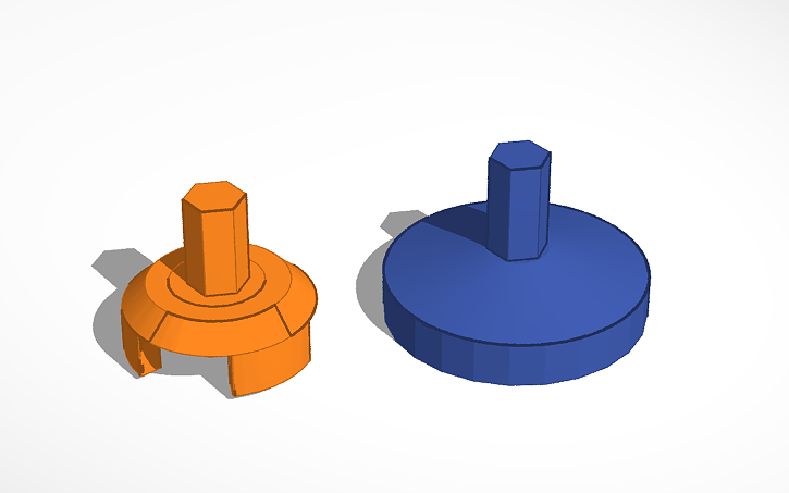 3D design Bobbin Part Chuck Adapters | Tinkercad