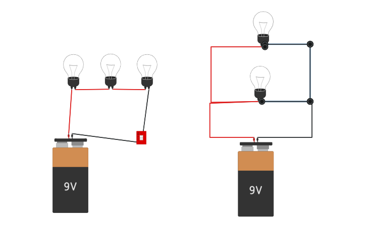 Circuit Design Series And Parallel Circuit Tinkercad