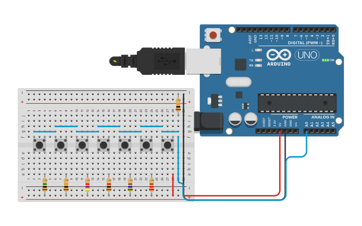 Circuit design Practica 12 Piano A Jonathan | Tinkercad