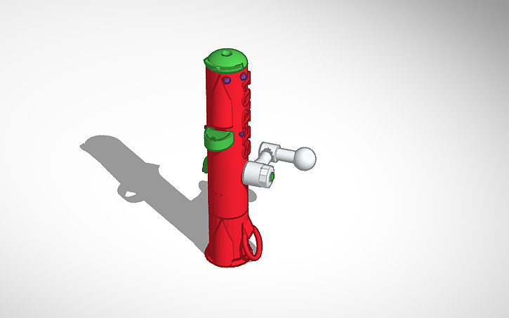 3D design SFR01 (Small Fishing Rod model 1)/Mała Wędka - Tinkercad
