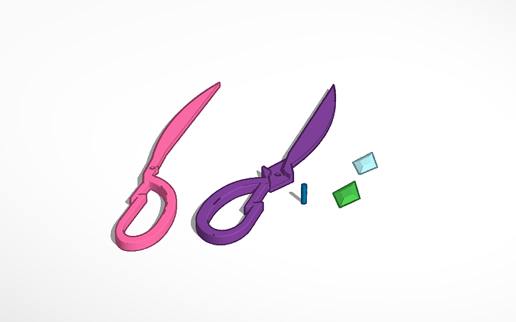 3D design Scissors - Tinkercad