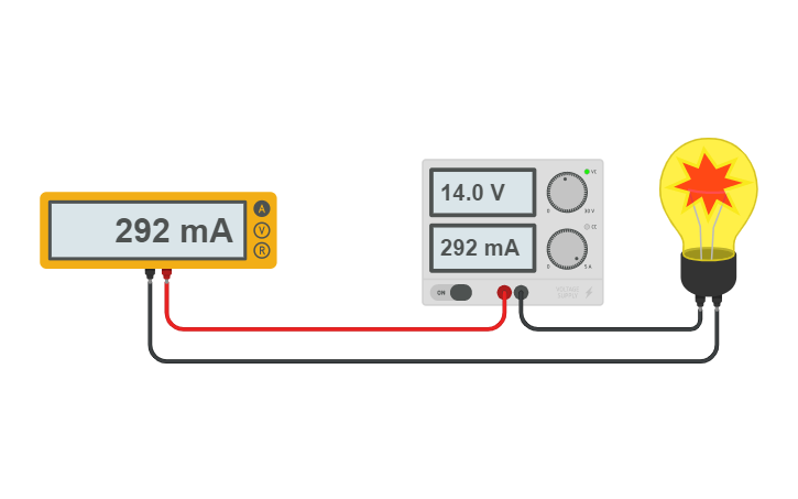 Circuit design Amperímetro 01 - Tinkercad