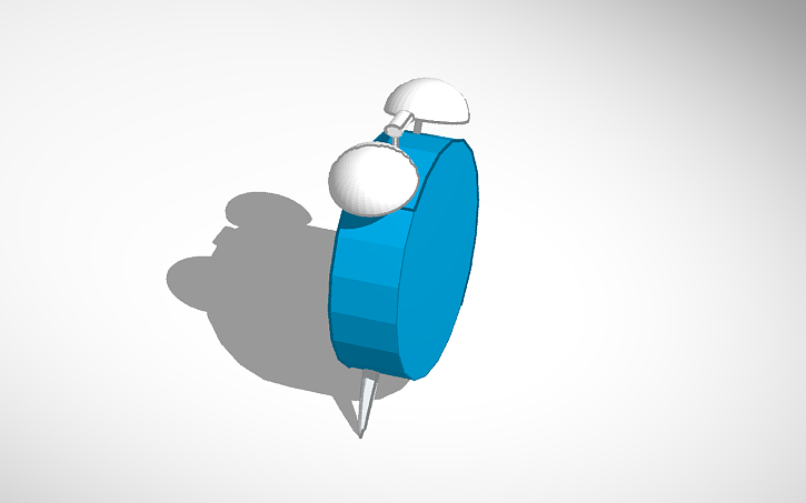 3D design Alarm Clock - Tinkercad