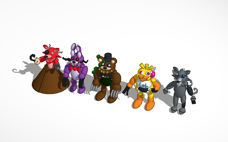 3D design Fnaf Twisted ones Derp Animatronics - Tinkercad
