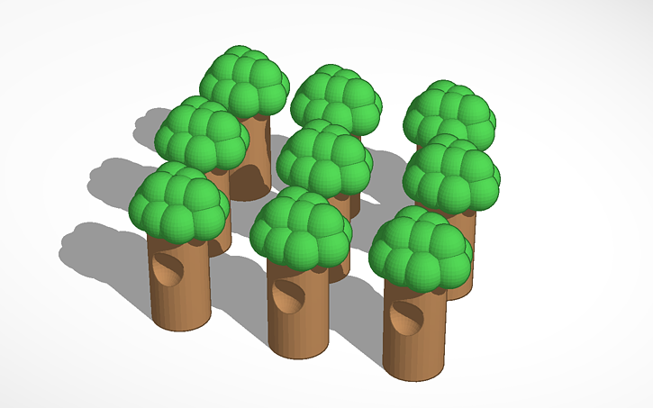 3D design Space Trees - Tinkercad