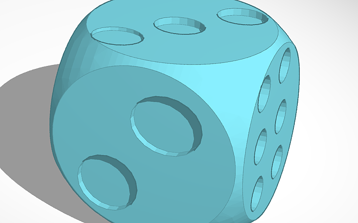 3D design Dado | Tinkercad
