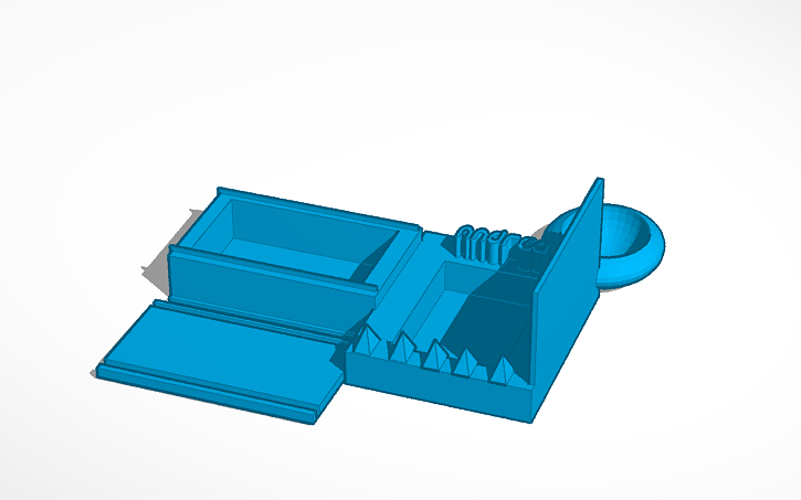 3D design pen holder - Tinkercad
