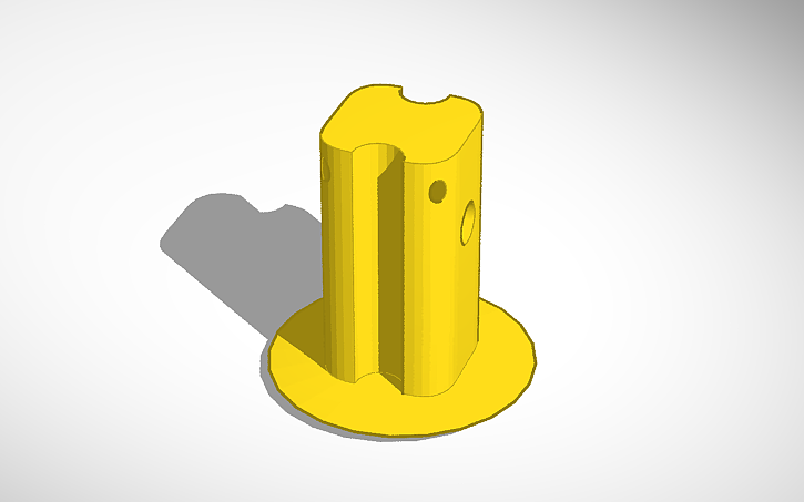 3D design Hitch Insert P1 - Tinkercad