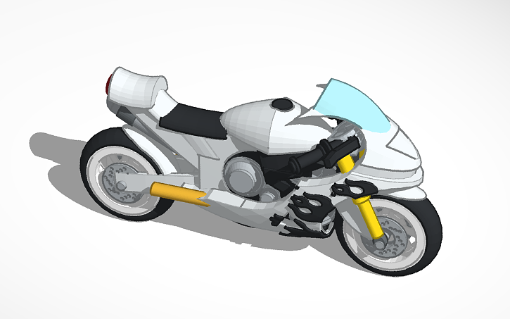 3D design Motorcycle - Tinkercad
