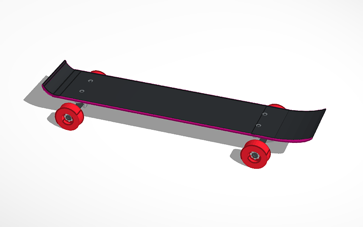 3D design Deskorolka :) | Tinkercad