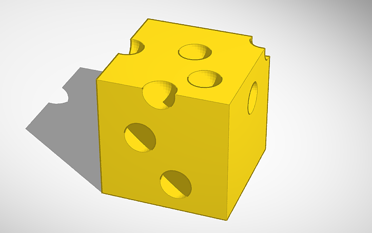 3D design Cheese - Tinkercad