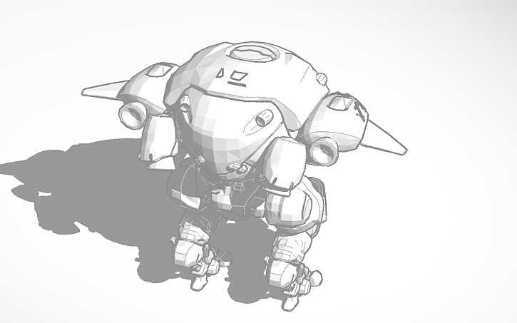 3D design Dva Mech Overwatch - Tinkercad