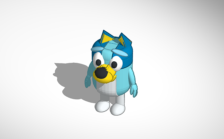 3D design Bluey - Tinkercad