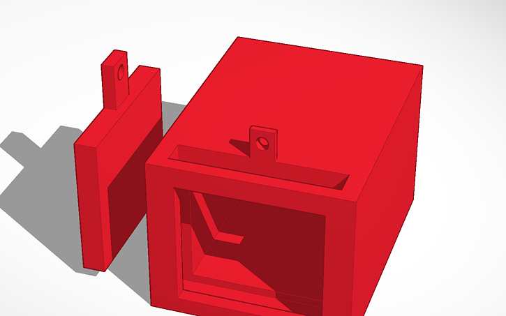 3D design small behind painting safe | Tinkercad