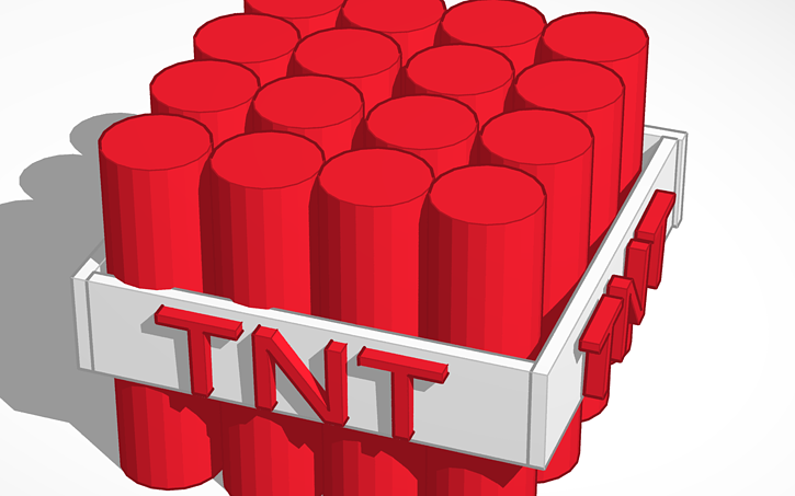 3D design TNT | Tinkercad