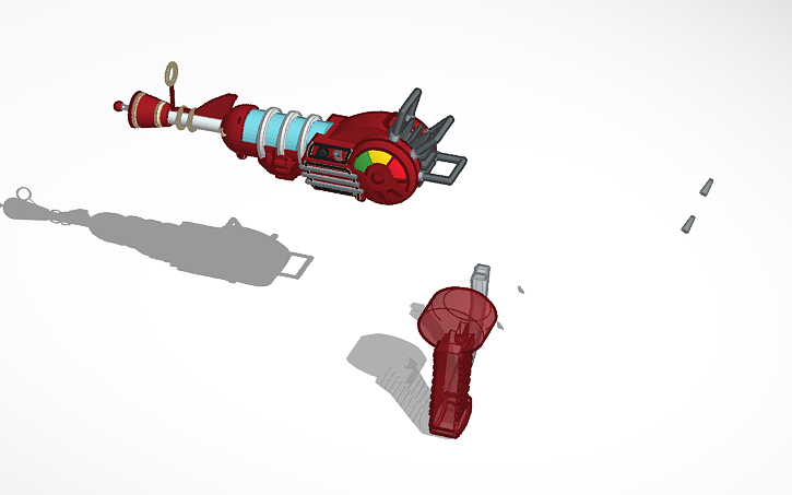 3D design ray gun | Tinkercad