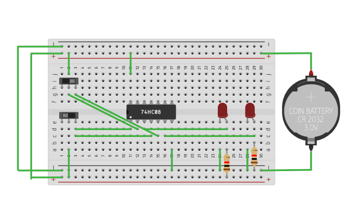 Circuit design Demultiplexador | Tinkercad