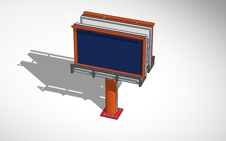 3D design Billboard | Tinkercad