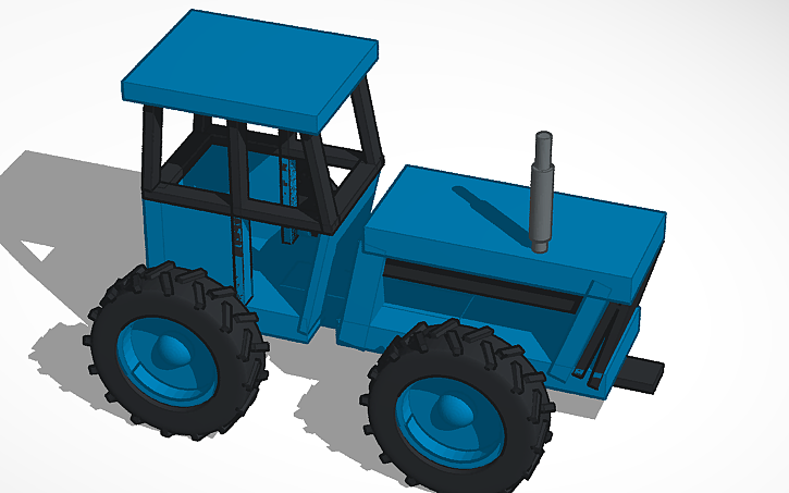 3D design ford tractor - Tinkercad