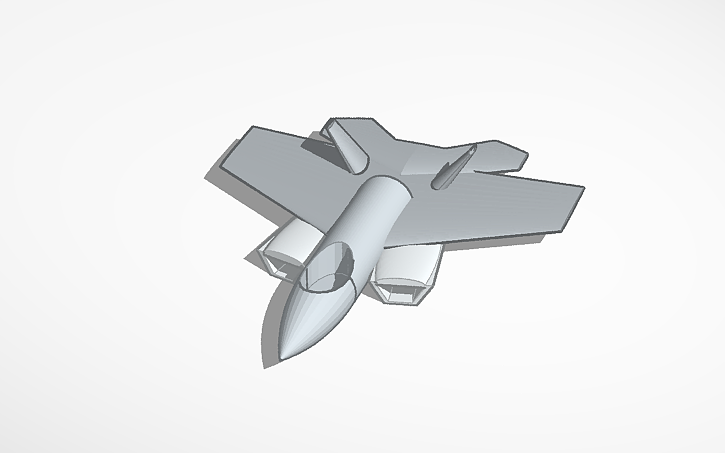 3d Design F22 Plane Tinkercad