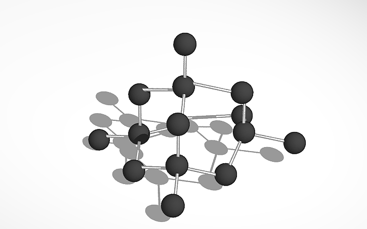 3D design Harjio Singh Diamond Covalent Network Structure | Tinkercad