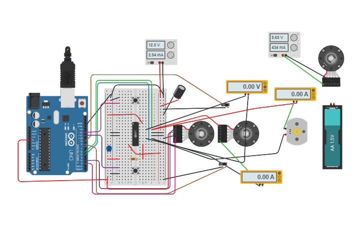 Circuit Design Copy Of Limit Switch And Encoder Simulation Tinkercad