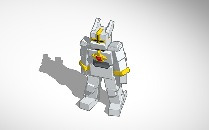 3D design Silver Armor Action Figure | Tinkercad