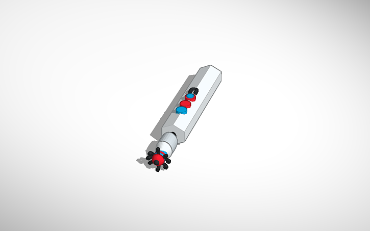 3D design ultrasonic screwdriver - Tinkercad