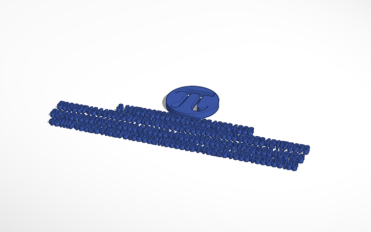 3D Design The first 200 Numbers Of Pi copied Of The Internet 3D Design The first 200 Numbers Of Pi copied Of The Internet