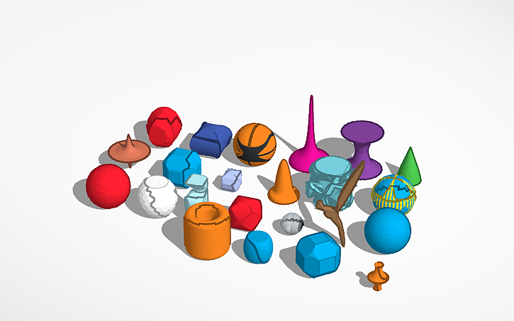 3D design Weird Shapes - Tinkercad