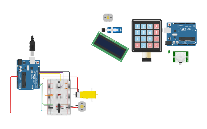 Circuit design Elevador | Tinkercad