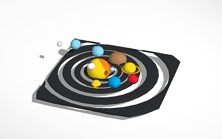3D design Solar System: Solar System - Tinkercad
