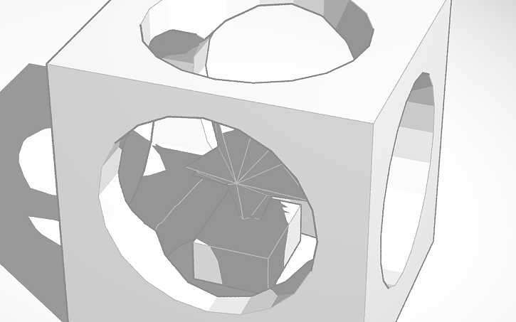 3D design Star in a box - Tinkercad