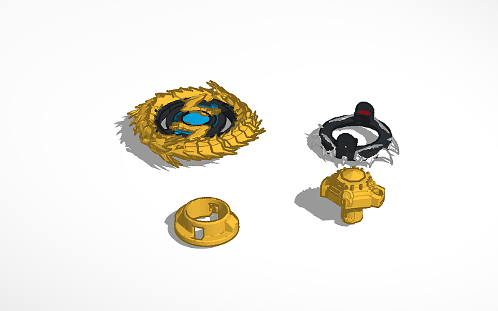 3D design Dragon Bey - Tinkercad