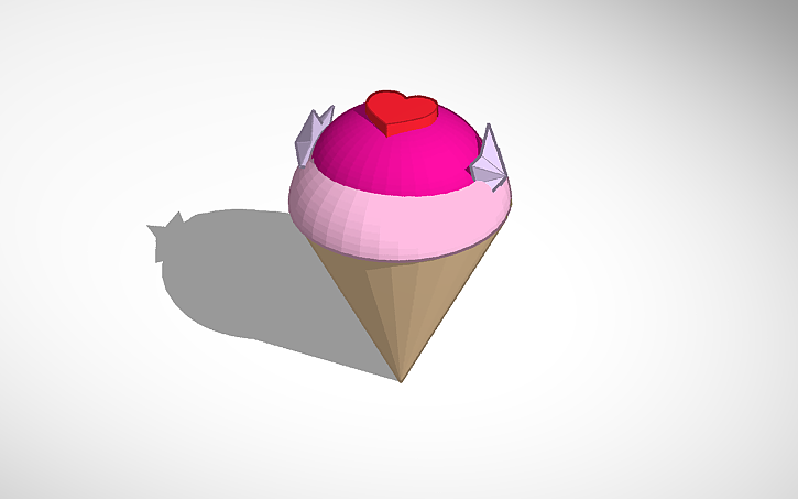 3D design ice cream!!! - Tinkercad