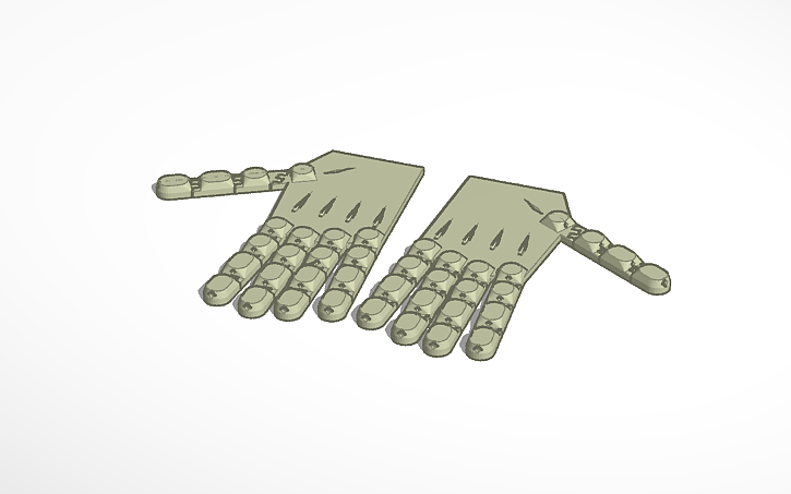 3d Design Prosthetic Hand Tinkercad