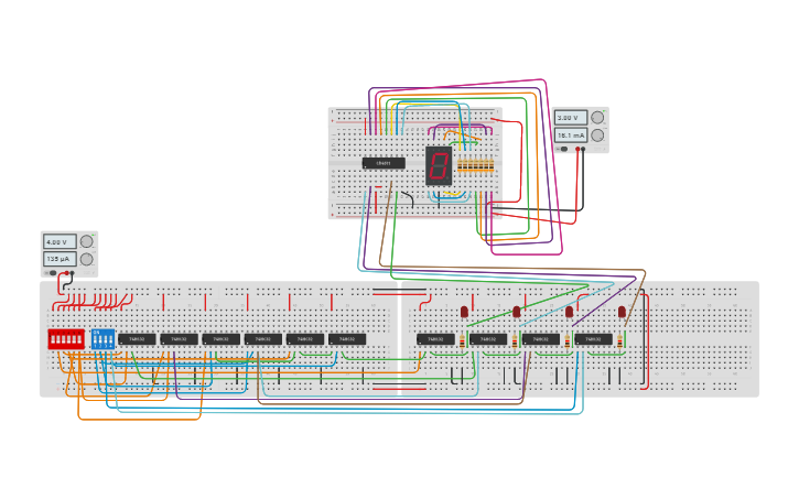 Circuit design Copy of Codificador Decimal para BCD (e decodificador ... Circuit design Copy of Codificador Decimal para BCD (e decodificador ...