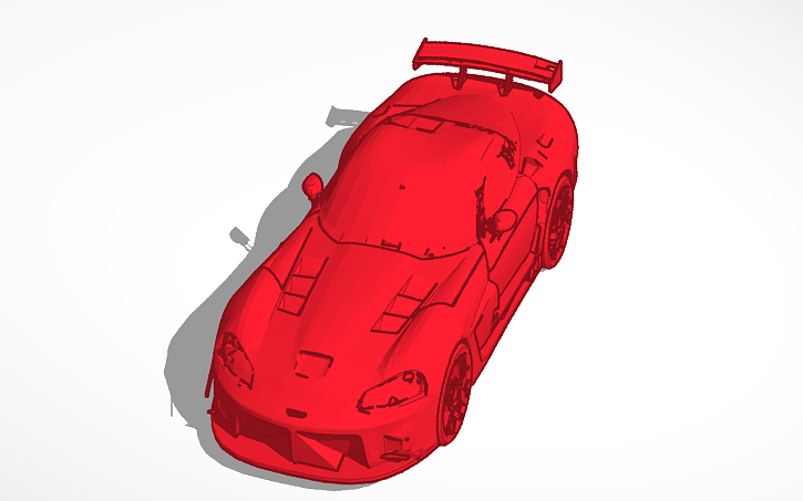 3D design dodge viper v8 | Tinkercad