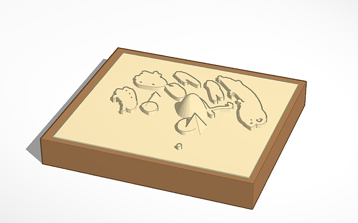 3D design Sand box - Tinkercad