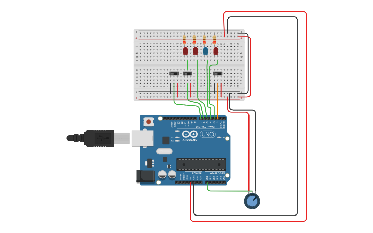 Circuit Design Automatic Door Lock V2 0 Tinkercad